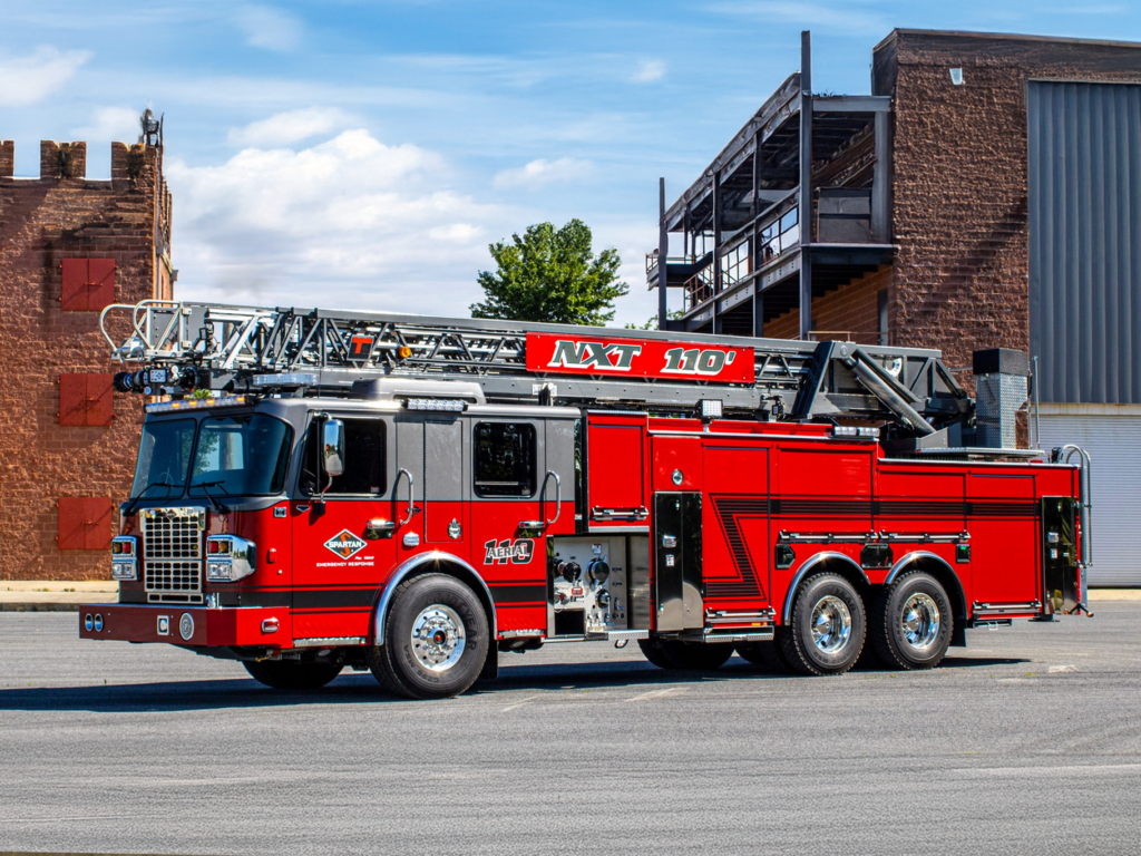NXT 110' Rear Mount Ladder - Atlantic Coast Fire Trucks